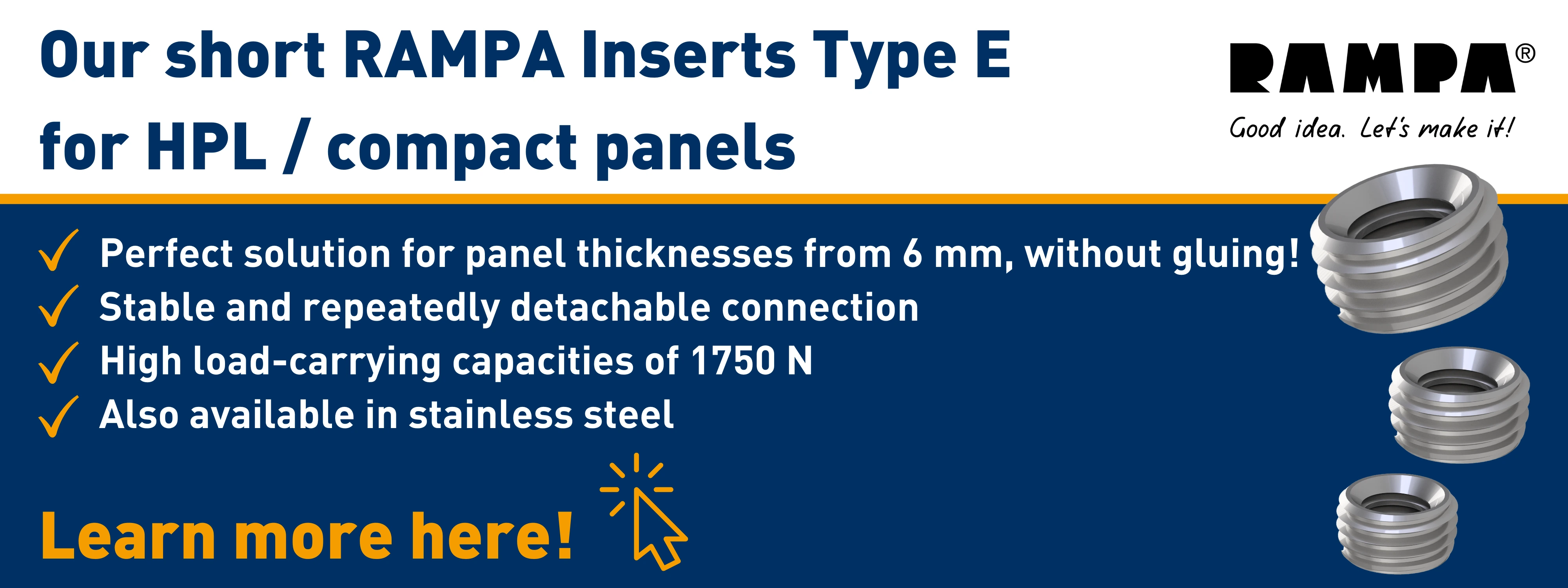Welcome to the insert manufacturer | RAMPA GmbH & Co. KG